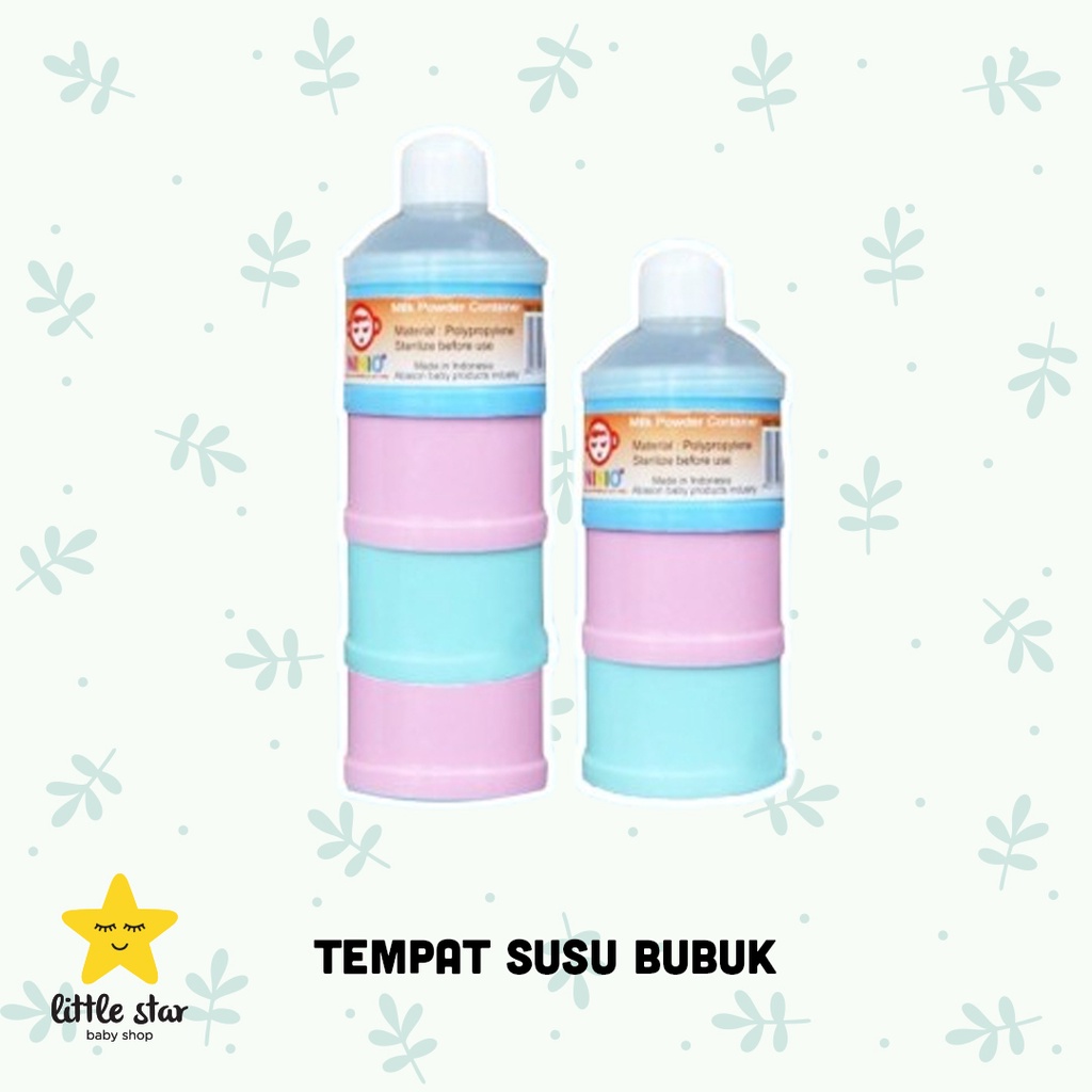 Jual Ninio Tempat Susu Bubuk Bayi Susun | Wadah Kontainer Box Susu ...