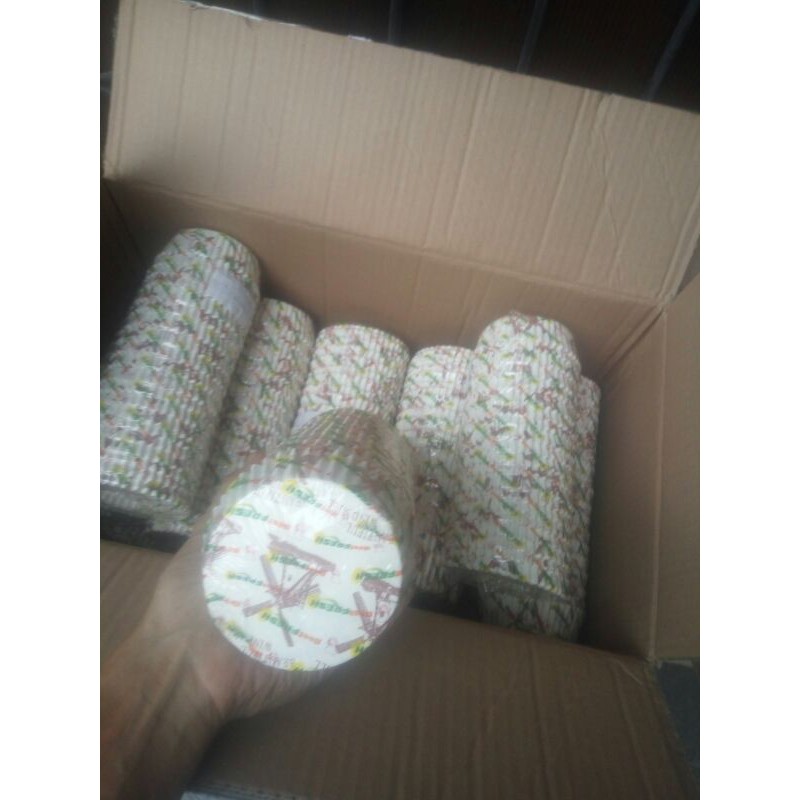 Jual cup roti bulat diameter 8 motif kincir holland 1 karton isi 20 ...