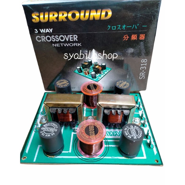 Jual KIT CROSSOVER 3 WAY SURROUND SR 318 CROSSOVER 3 WAY PASIF SURROUND ...