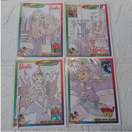 Jual Kertas Mewarnai magic painting isi 5 pcs | Shopee Indonesia