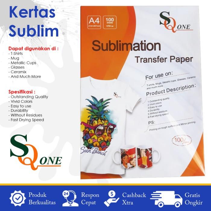 Jual Kertas Sublim A4 / Kertas Sublime / Kertas Sublim Art Paper ...