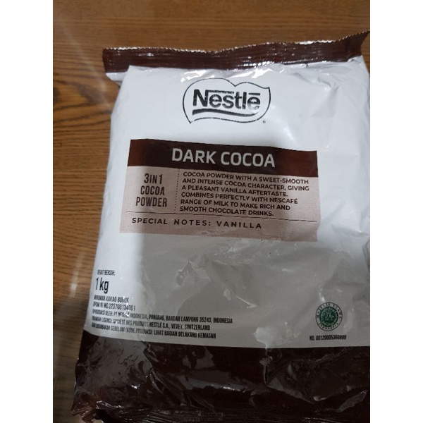 Jual Nestle Dark Cocoa Chocolate 1kg by Nestle Professional | Shopee Indonesia