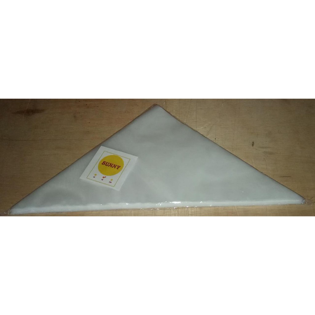 Jual 50lembar Plastik Segitiga KECIL untuk Menghias Kue Piping Bag ...