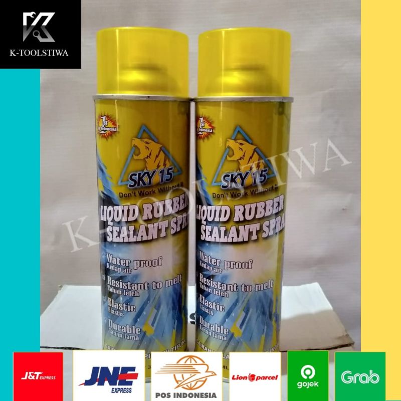 Jual SKY 15 Liquid Rubber Sealant Spray Cairan Pelapis Anti Bocor 500ML | Shopee Indonesia