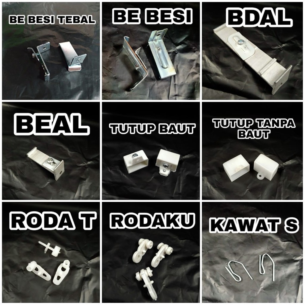Jual ALMINI GORDEN, BRACKET BESI / BDAL / BEAL / TUTUP BAUT / KAWAT S ...