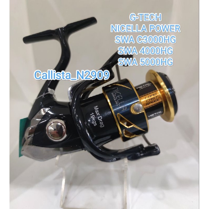 Jual REEL G-TECH NICELLA POWER SWA C3000HG, SWA 4000HG, SWA 5000 HG NEW ...