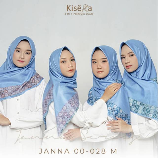 Jual Kisera Polos - Border JANNA 00-028 Hijab Jilbab Kerudung Scarf 4 ...