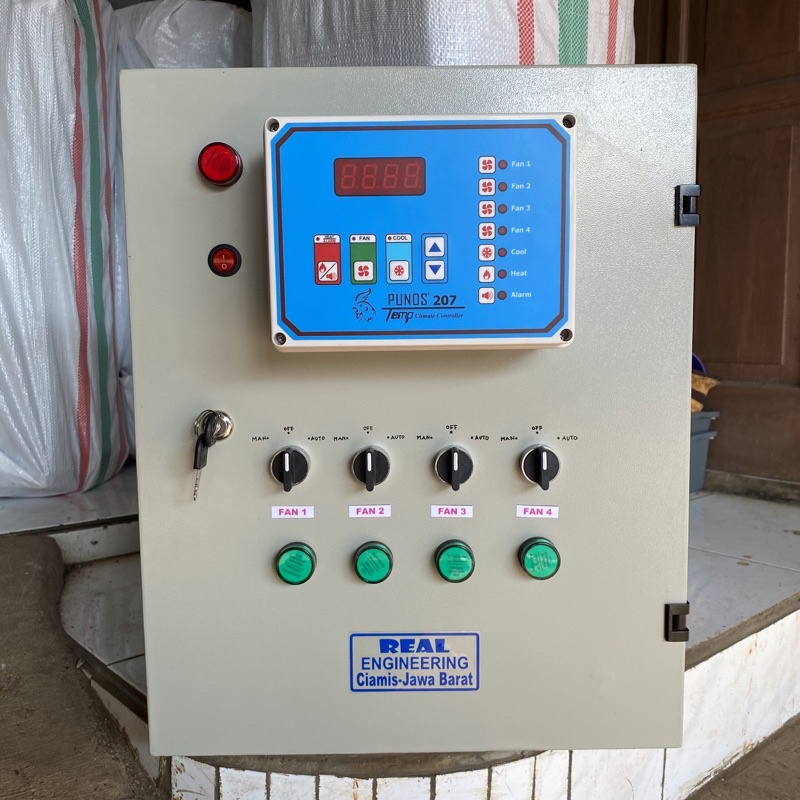 Jual Panel Blower 4 Fan 1 Phase - Full Schneider + Overload - Alarm ...