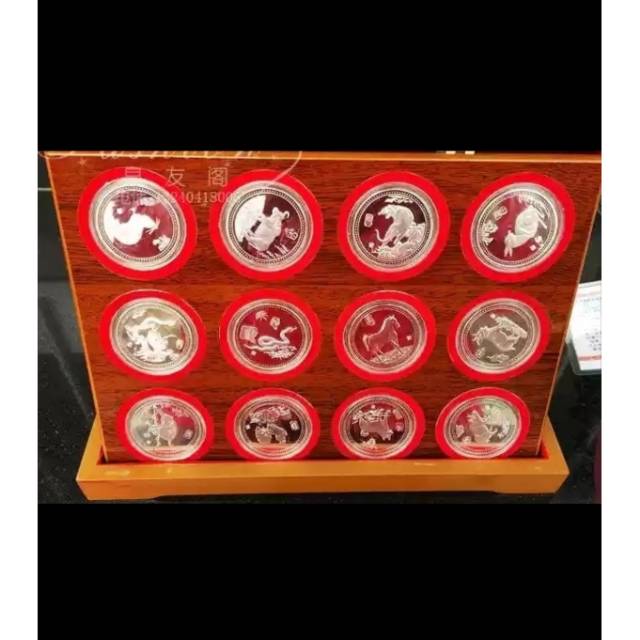 Jual Koin shio plus kotak dan tas (gold plate) | Shopee Indonesia