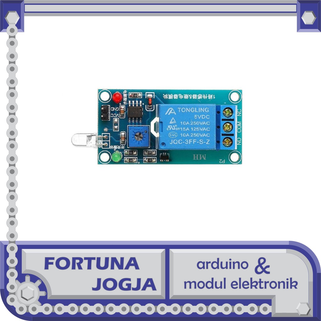 Jual Modul Sensor Photodioda DC 5V 12V Photoelectric Light Sensor ...