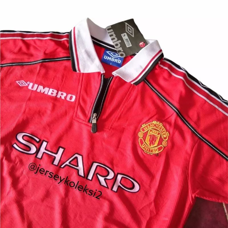 Jual Jersey MU home 98/99 | Shopee Indonesia