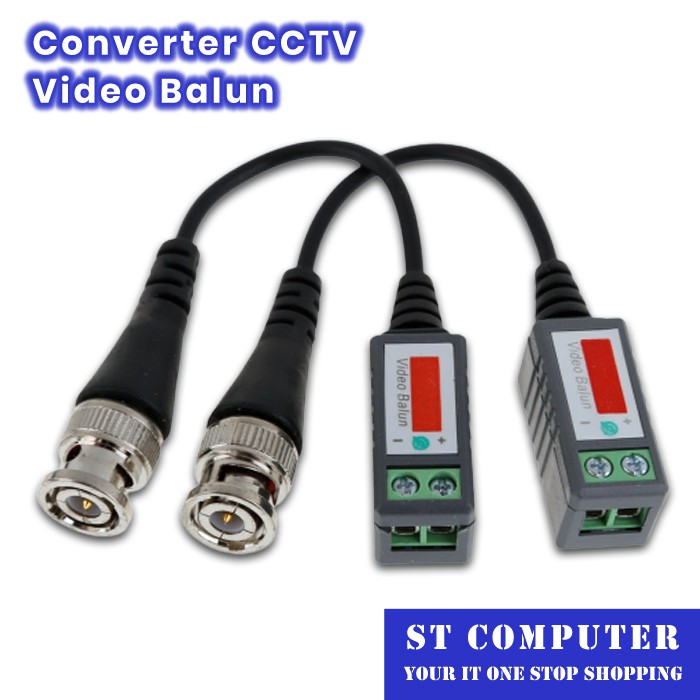 Jual Converter CCTV Video Balun BNC to RJ45 Passive Transceiver ...