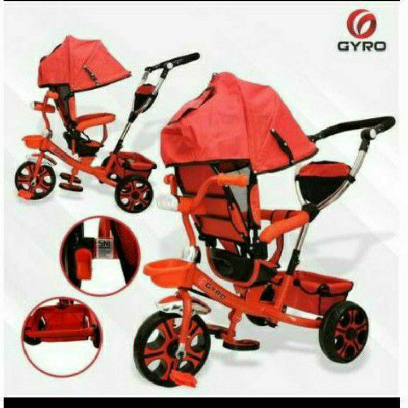 Jual Sepeda Stroller roda 3 GYRO NEW/JOK BISA DIPUTAR | Shopee Indonesia