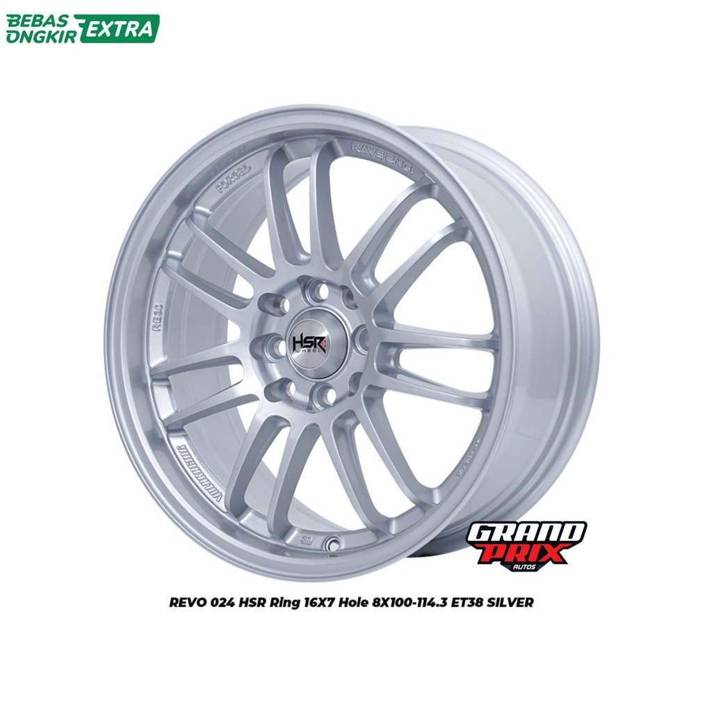 Jual Velg Mobil Racing Murah R16 HSR REVO 024 Warna SILVER Buat Soluna ...