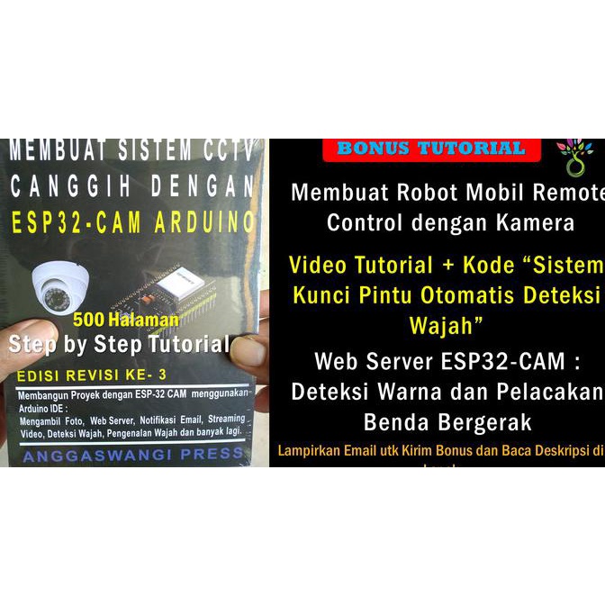 Jual Buku Membuat Sistem CCTV Canggih dengan ESP32-CAM Arduino - 500 ... Jual Buku Membuat Sistem CCTV Canggih dengan ESP32-CAM Arduino - 500 ...