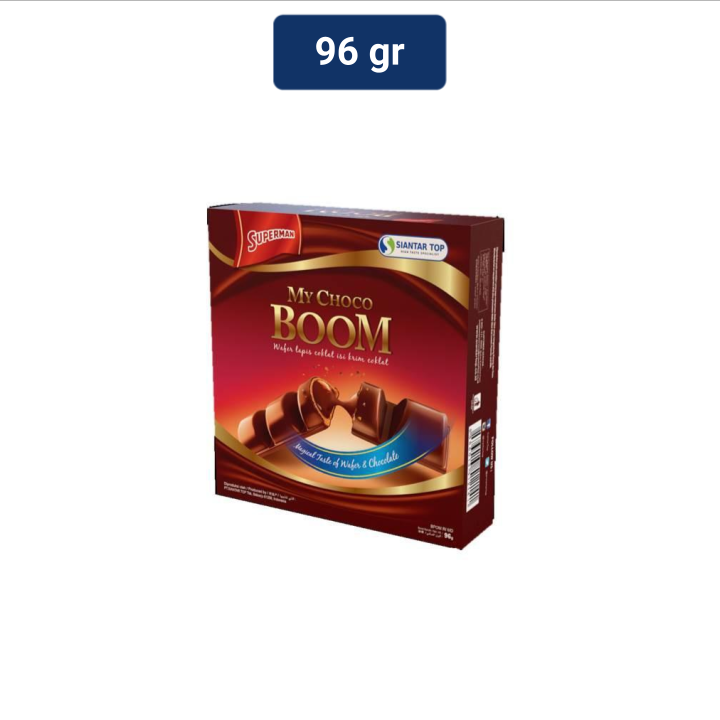 Jual Superman My Choco Boom Wafer Cokelat 96 gr | Shopee Indonesia
