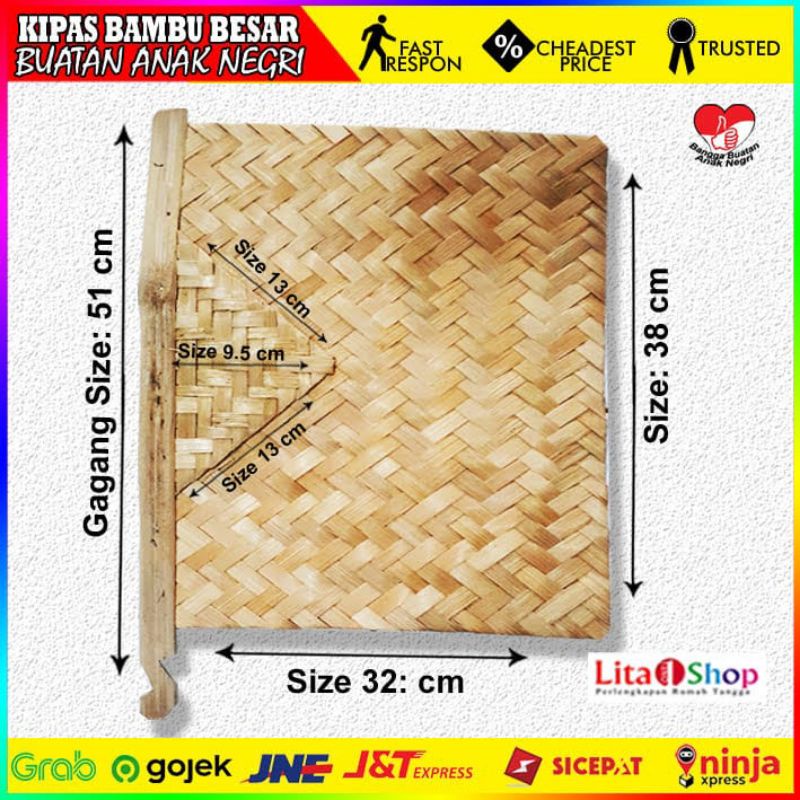 Jual Kipas Bambu Besar | Shopee Indonesia