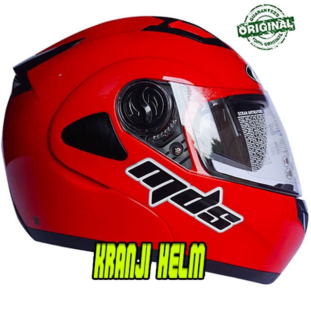 Jual Helm / Helm fullface / Helm modular / Helm mds pro rider solid ...