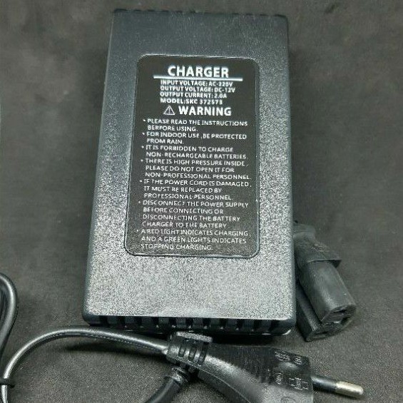 Jual CHARGER SPRAYER TANGKI SEMPROT ELEKTRIK 12V / ADAPTOR POWER ...