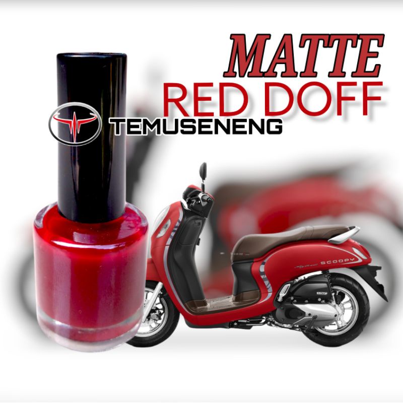Jual Cat Merah Doff Matte Red Dof Oles Pengilang Baret Lecet Mobil ...