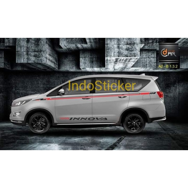 Jual aksesoris stiker mobil Toyota Innova sticker stiker stripe mobil ...