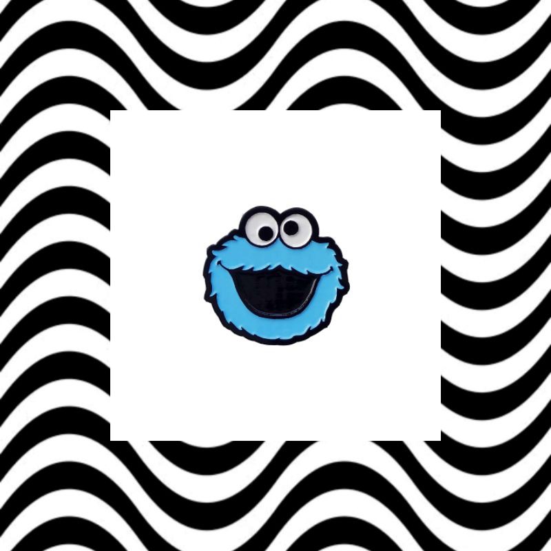 Jual Enamel Pin Desain "Cookie Monster" | Shopee Indonesia