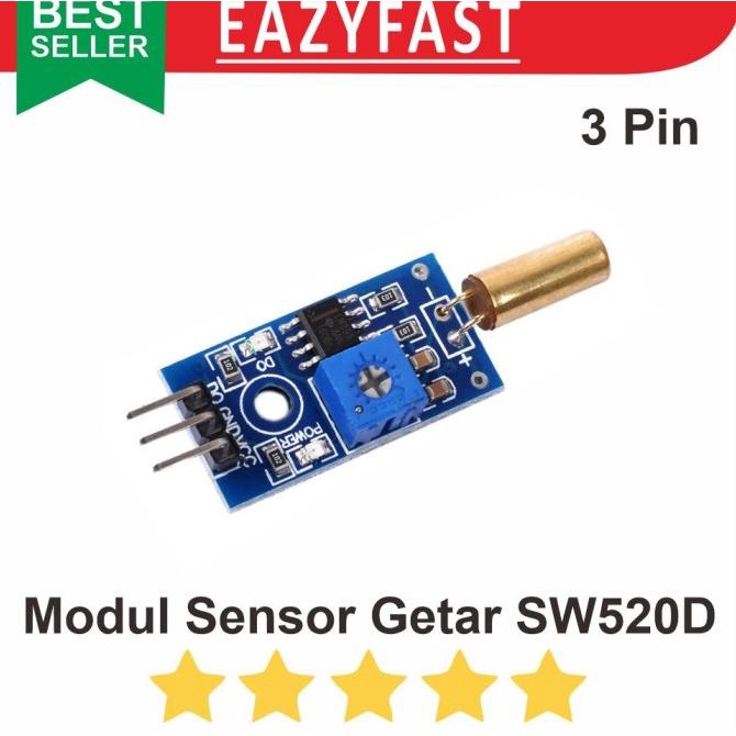 Jual modul tilt sensor SW520D sensordeteksii sudut kemiringan Arduino ...
