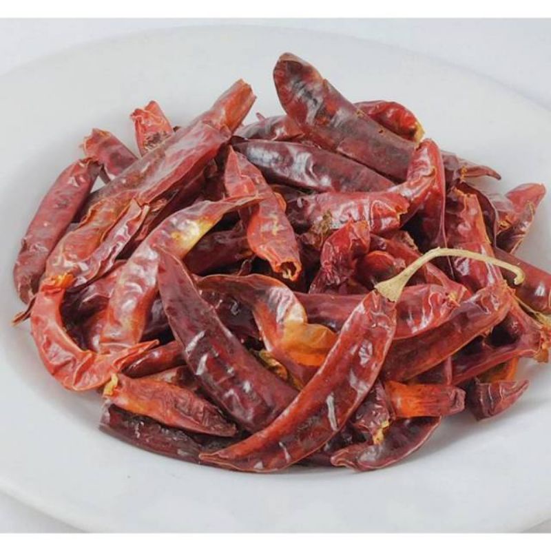 Jual Cabe Merah Kering / Cabai Merah Kering / Berat 50 Gram | Shopee ...