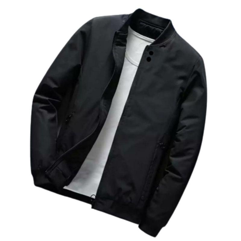 Jual JAKET BOMBER POLOS || jaket bomber anti air unisex M L XL XXL ...