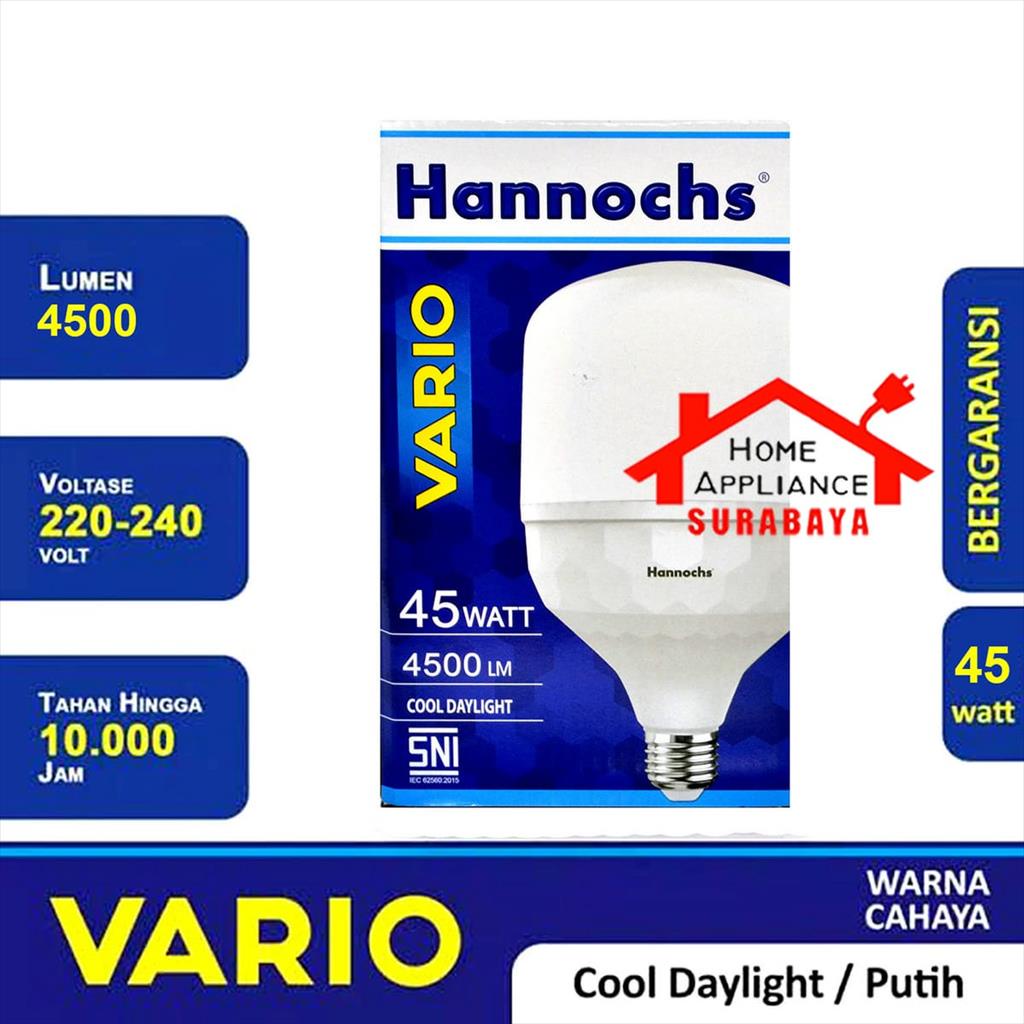 Jual Lampu Kapsul - Capsule Bohlam LED Hannochs VARIO 45W 45 Watt 6500K Cahaya Putih | Shopee ...