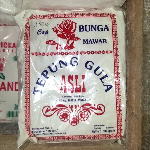 Jual Tepung Gula Cap Bunga Mawar | Shopee Indonesia