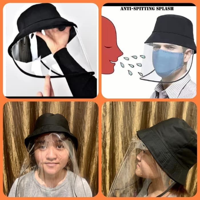 Jual C77 Topi Anti Corona Topi APD Face Shield Faceshield topi | Shopee ...