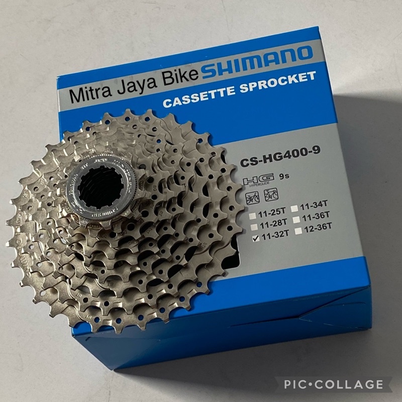 Jual Sprocket Cassette Shimano HG400 9 Speed 11-32T Japan | Shopee ...