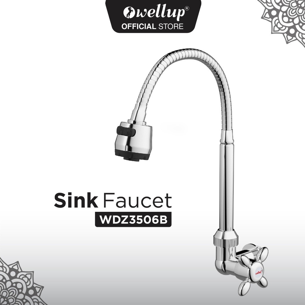 Jual WellUp Keran Kran Leher Angsa Tembok Fleksibel Flexible Baling ...