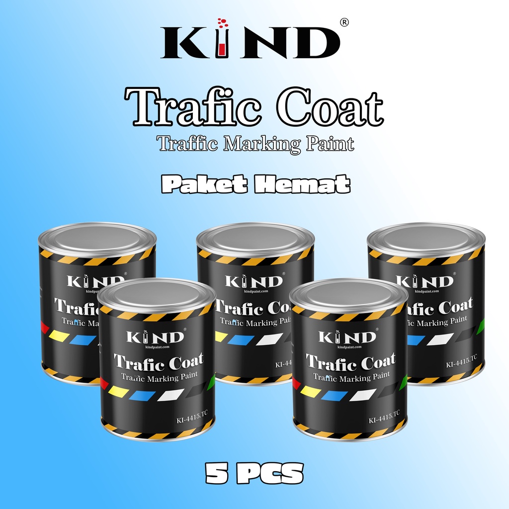 Jual Paket Cat Marka Jalan - KIND Trafic Coat (5pcs) | Shopee Indonesia