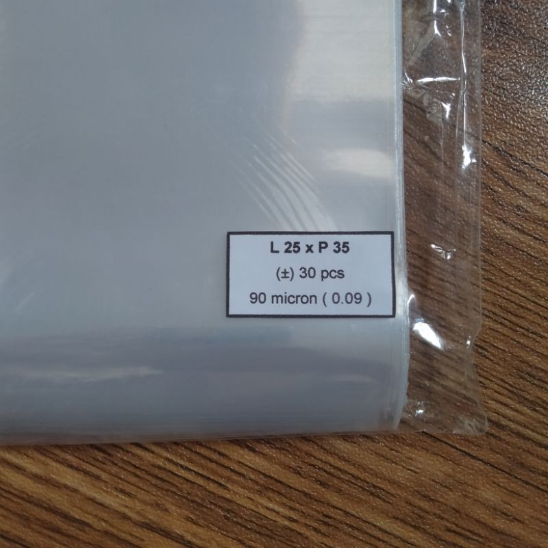 Jual Plastik Klip PP TEBAL 90 micron (0.09) 14x20 14x25 15x25 17x25 ...