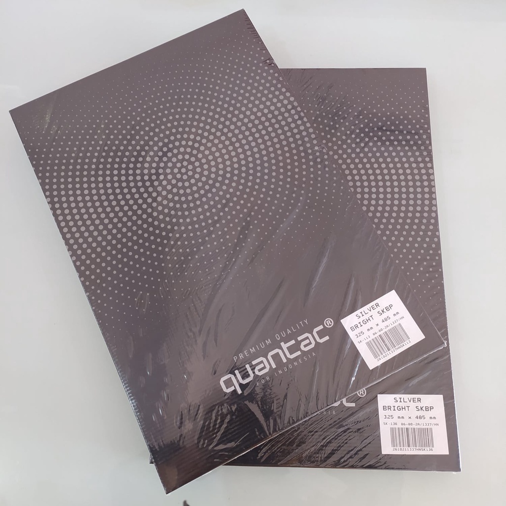 Jual Sticker Metalize Silver A3+ Quantac (100 Lembar) | Shopee Indonesia
