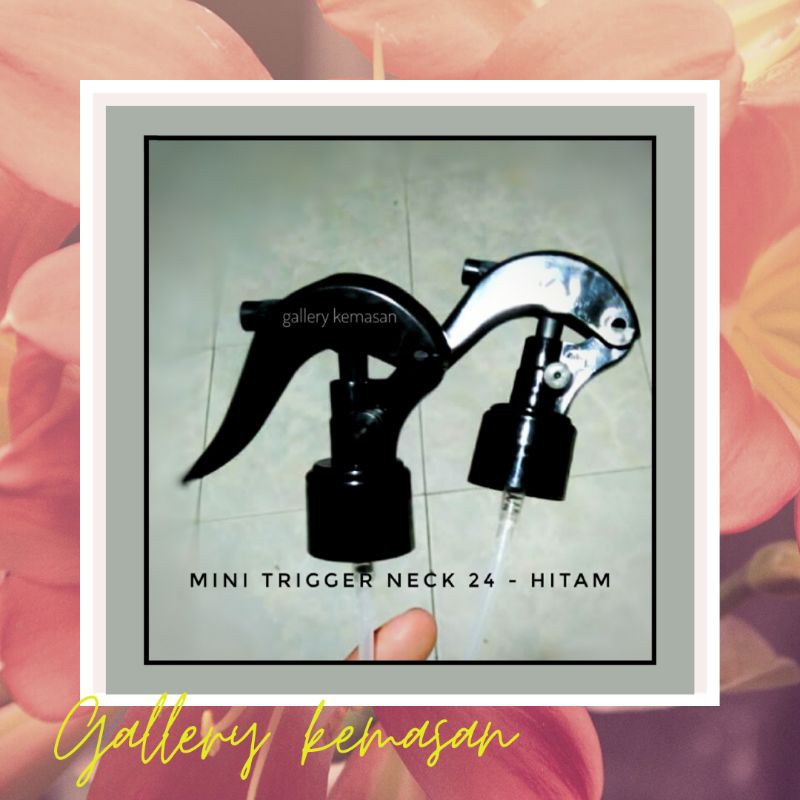 Jual Tutup botol mini trigger hitam neck 24 ( 20 pcs / pack) | Shopee Indonesia