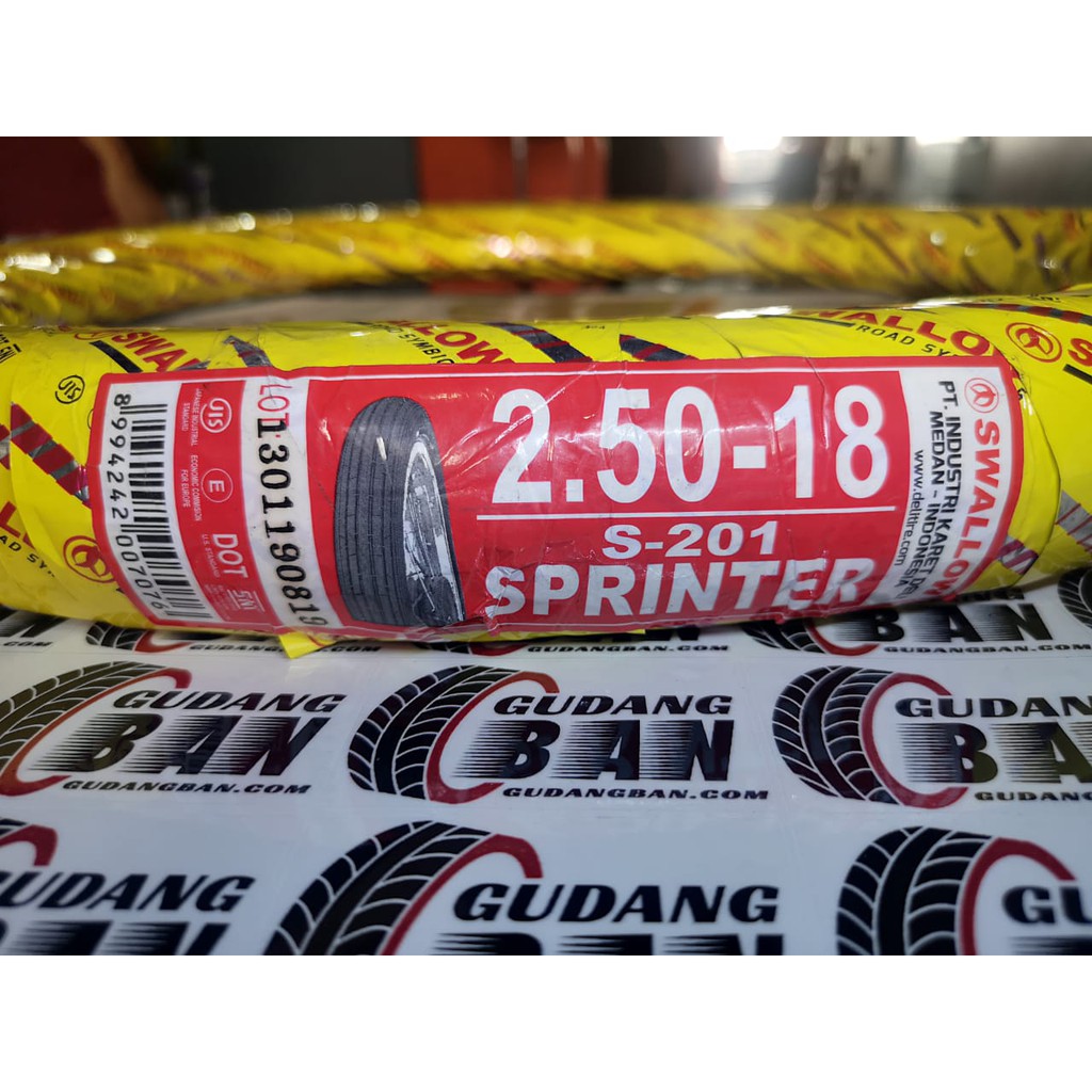 Jual Ban Luar Motor Swallow 2.50-18 250 18 Sprinter S-201 Bunga Lurus ...