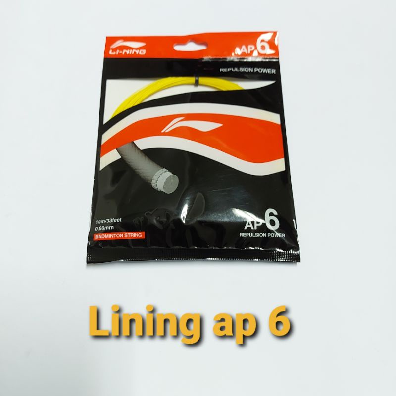 Jual LINING AP 6 senar badminton lining original / senar raket lining ...