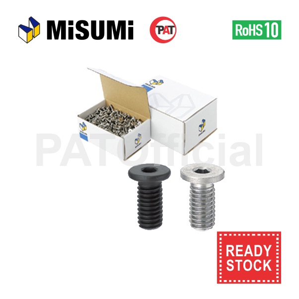 Jual MISUMI Hex Socket Extra Low Head Cap Screws CBSS6-10 S/D CBSS6-16 | Shopee Indonesia