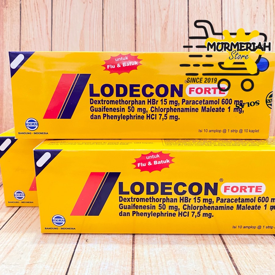 Jual LODECON FORTE STRIP isi 10 Kaplet - Obat Flu, Batuk, Demam & Pilek ...