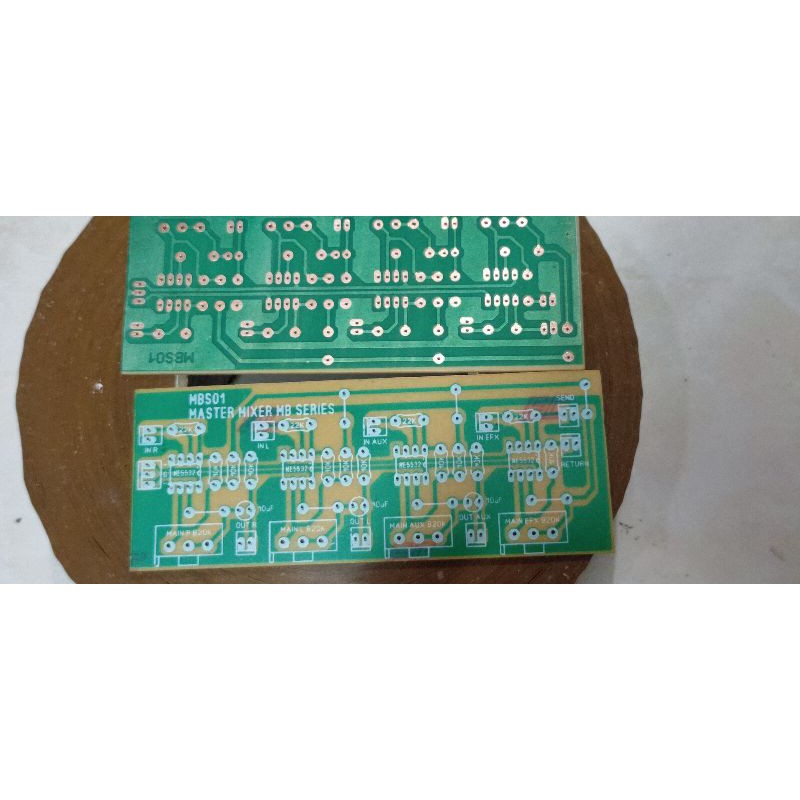 Jual PCB master mixer mbs01 (PENULISAN CATUDAYA - dan + TERBALIK ...