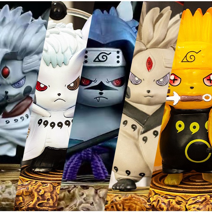 Jual Mini Figure Nendoroid Pokemon Pikachu X Naruto Uchiha Madara ...