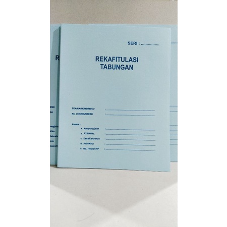 Jual Buku Rekapitulasi Tabungan size A5 | Shopee Indonesia