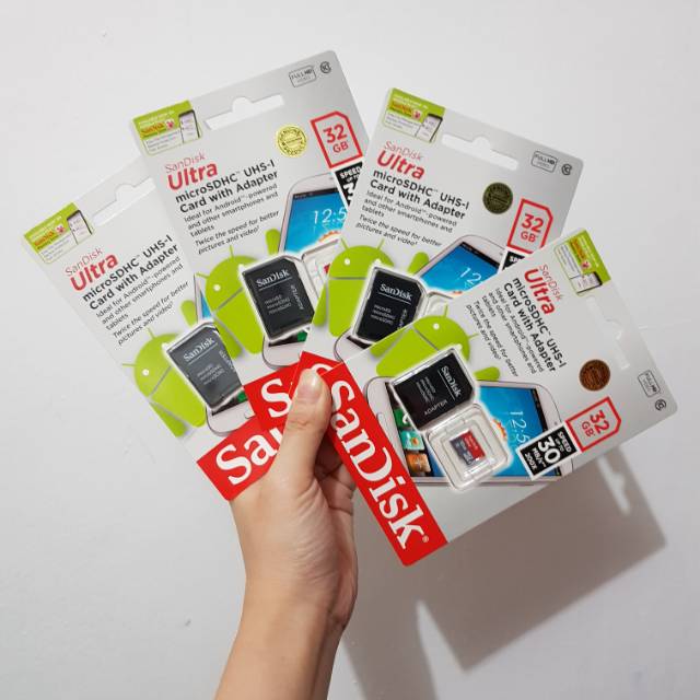 Jual MicroSD Class 10 Sandisk Ultra 32GB | Shopee Indonesia