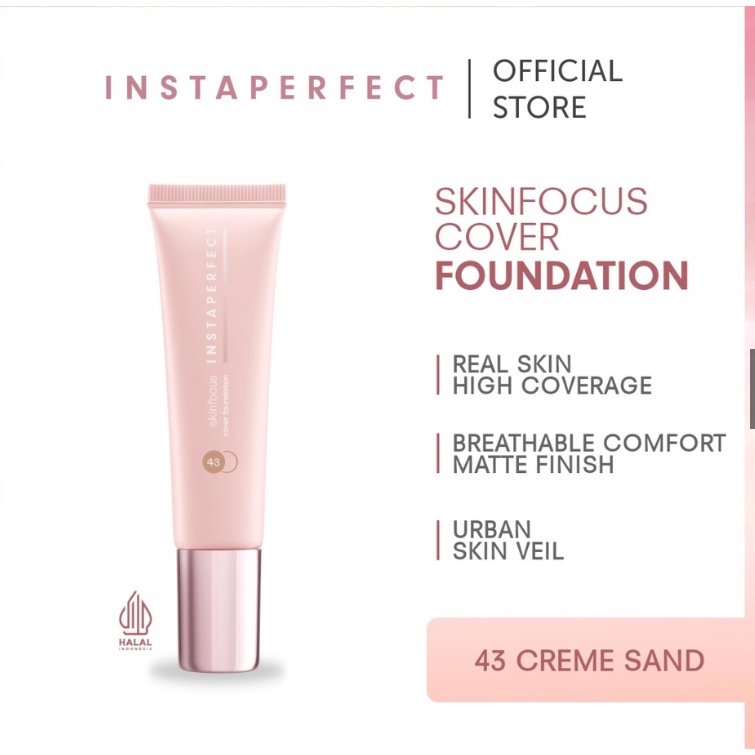 Jual Instaperfect SKINFOCUS Cover Foundation With 360 Urban Protection ...