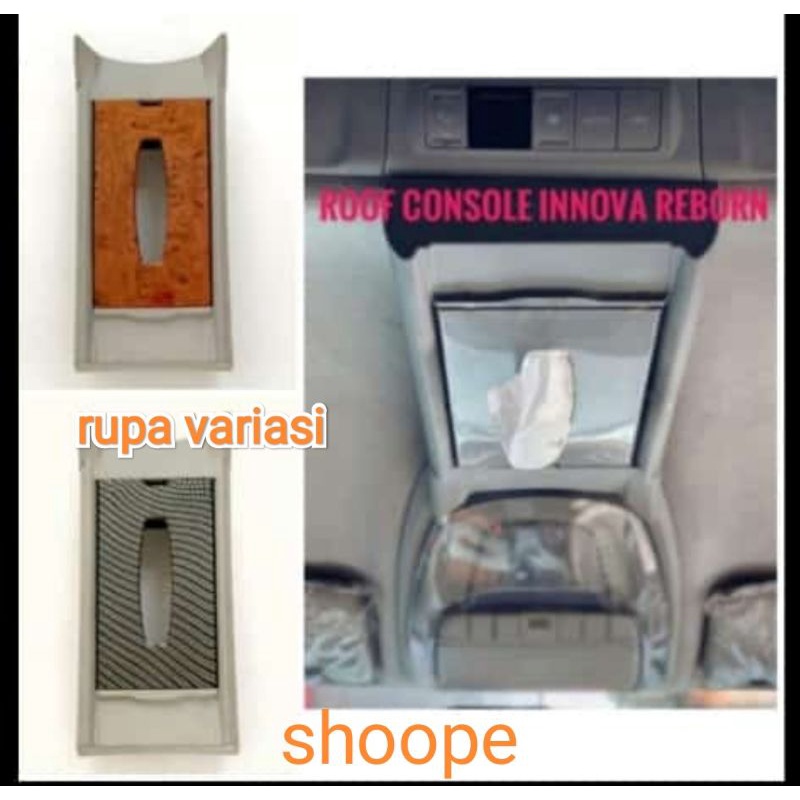 Jual konsul kokpit atas tempat tissue tisu mobil toyota innova INOVA ...