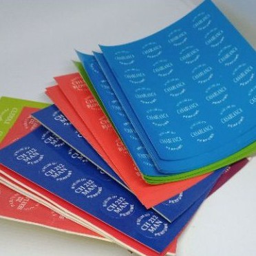 Jual STIKER BULAT 1 LEMBAR ISI 20 PCS. SEMUA MEREK. STIKER PARFUM ROLL ...