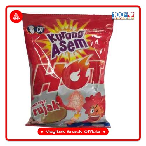 Jual [SNACK] Permen Kurang Asem Hot rasa rujak [50pcs] | Shopee Indonesia